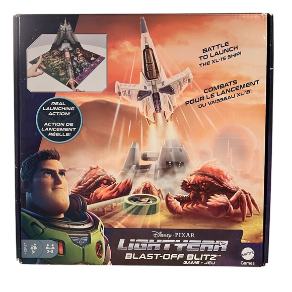 Mattel | Games | Mattel Lightyear Blastoff Blitz Board Game Multicolor ...